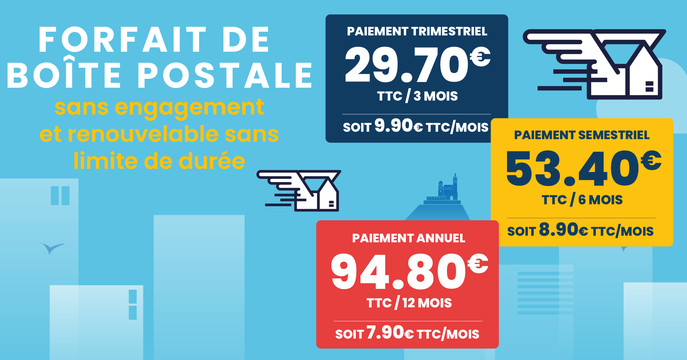Boîte postale à Marseille 1er : Adresse postale pour particulier